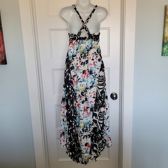 Volcom | Dresses | Volcom Long Crossback Multipattern Dress With Hilo ...